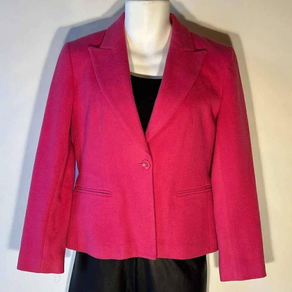 Harve Benard | Jackets & Coats | Harve Benard Vintage Sz 6 Pink Wool ...